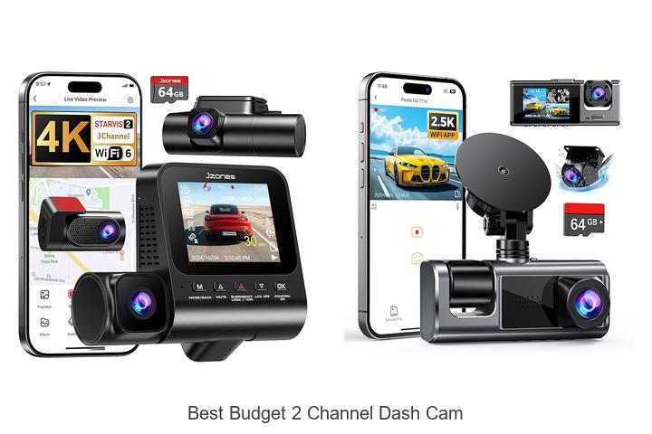 Top 12 Best Budget 2 Channel Dash Cam You Can’t Miss!
